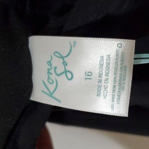 Kona Sol | Swim | Kona Sol Womens Strappy Back Full Coverage Onepiece ...